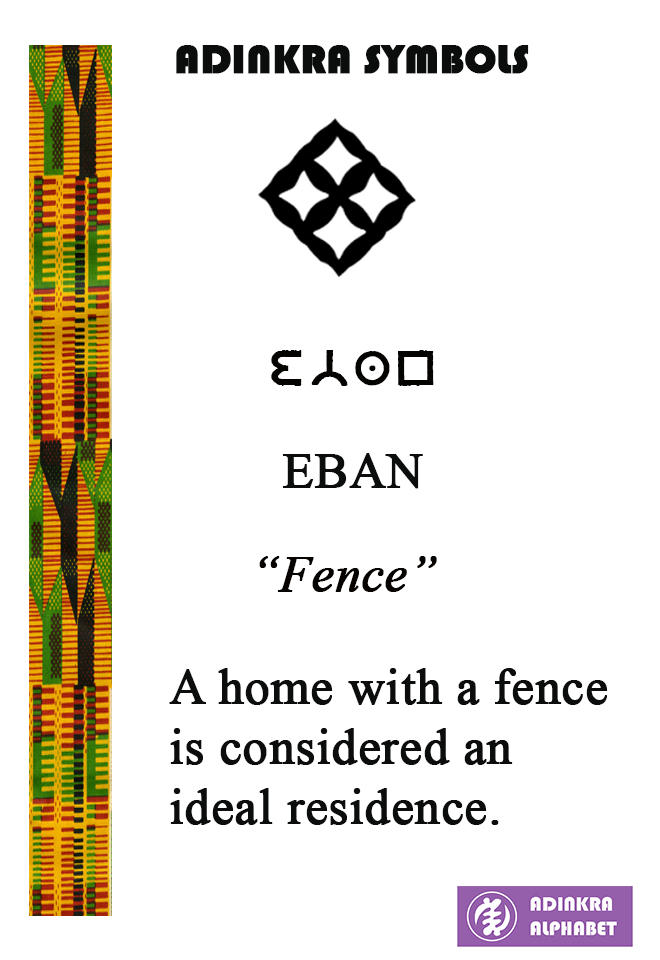 Eban – Adinkra Alphabet