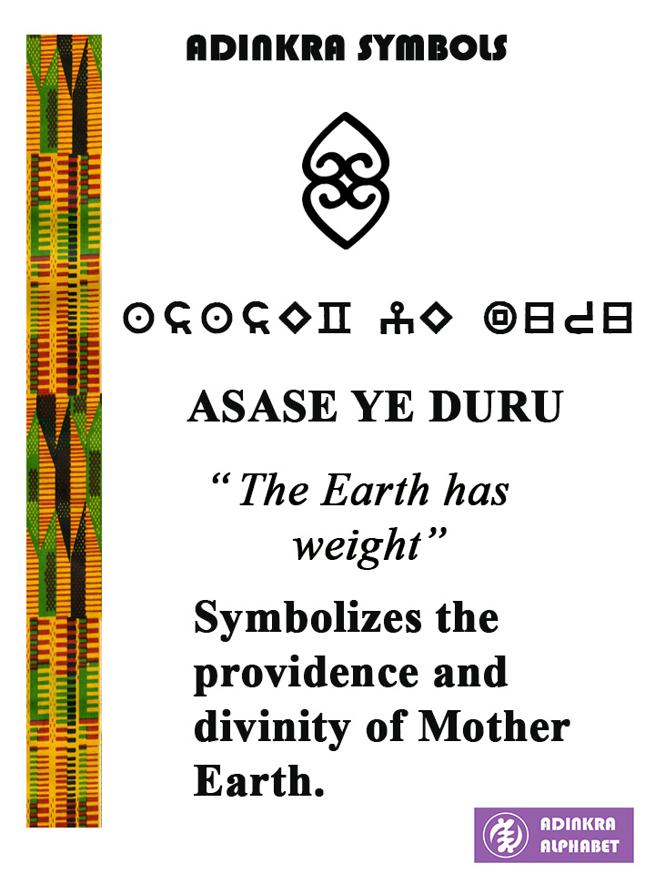 Asaseyeduru – Adinkra Alphabet